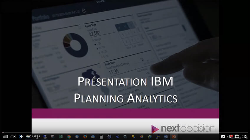 Démonstration des fonctionnalités de IBM Planning Analytics - Next Decision